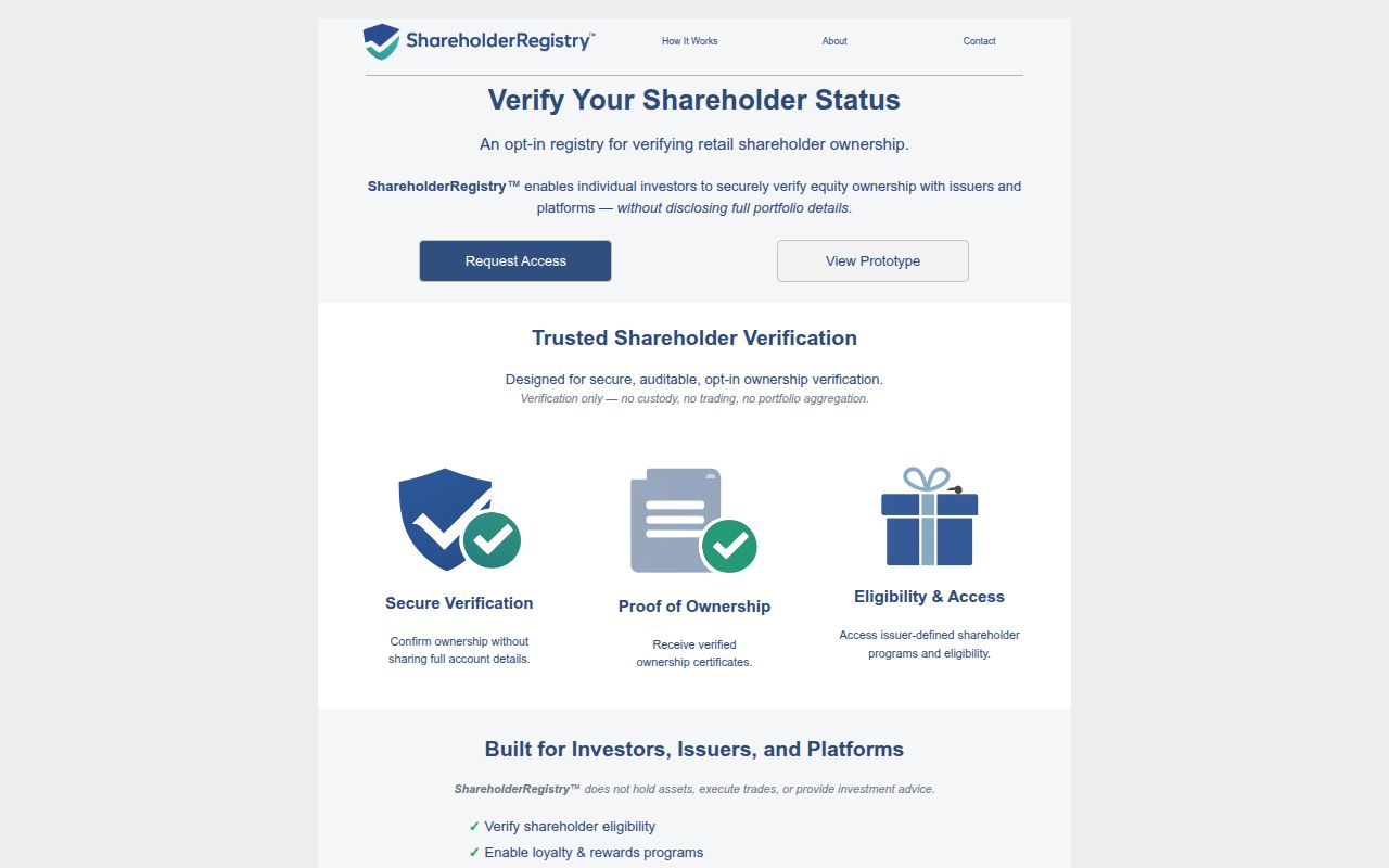ShareholderRegistry